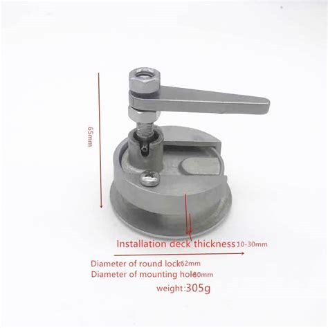 Stainless Steel Flush Mount Hatch Flush Pull Latch Grandado