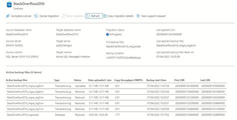 Migrate On Premises SQL Server Database To An Azure SQL Managed