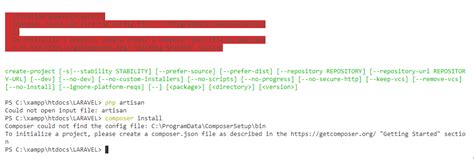 Php Laravel Not Installing After Doing Everything Right Stack Overflow