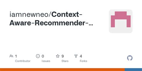 Context Aware Recommender Systemtravelrecsysipynb At Master · Iamnewneocontext Aware