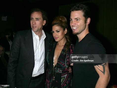Nicolas Cage Eva Mendes And Director Mark Steven Johnson News Photo