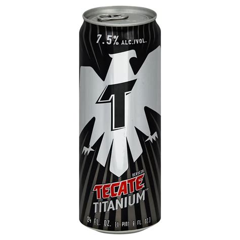 Tecate Titanium Cerveza Beer Can Shop Beer And Wine At H E B