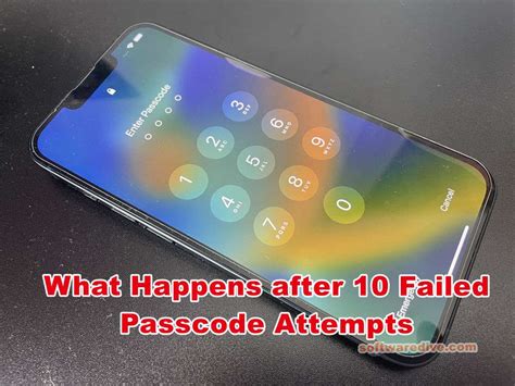 What To Do And What Happens After 10 Failed Passcode Attempts On Iphone