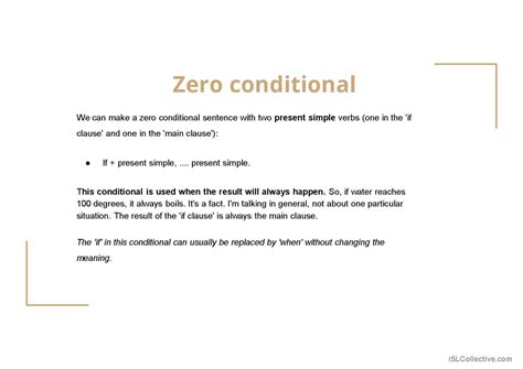 Conditional Types 0 1 2 And 3 Gen… English Esl Powerpoints