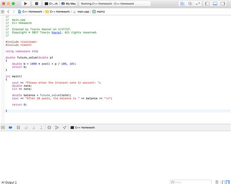 C Console Not Working For A Command Line App In Xcode Stack Overflow