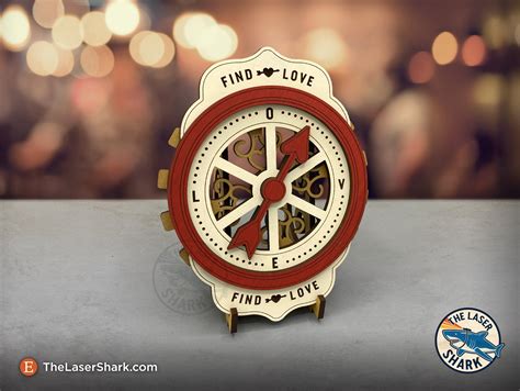 The Love Compass Laser Cut Files Svg The Laser Shark