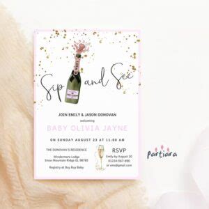 The Ultimate Guide To Throwing A Sip And See Party