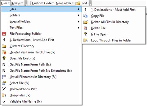 Code Library Automate Excel