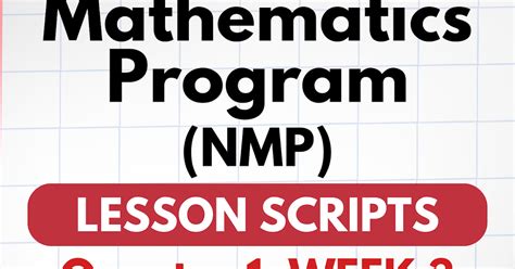 Grade 6 Nmp Lesson Scripts Q1 Week 3 Deped Click