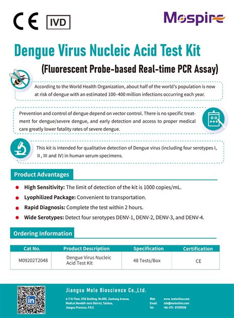 Jiangsu Mole Bioscience Co Ltd On Linkedin Dengue Virus Nucleic