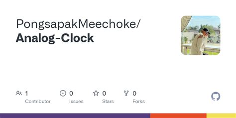 GitHub PongsapakMeechoke Analog Clock