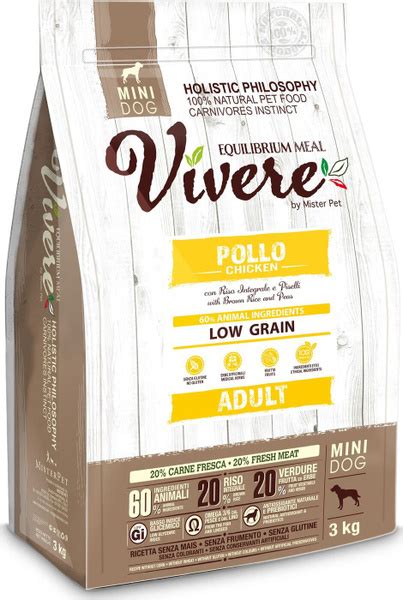 VIVERE MINI ADULT 3 кг сухой корм для собак мелких пород курица ...