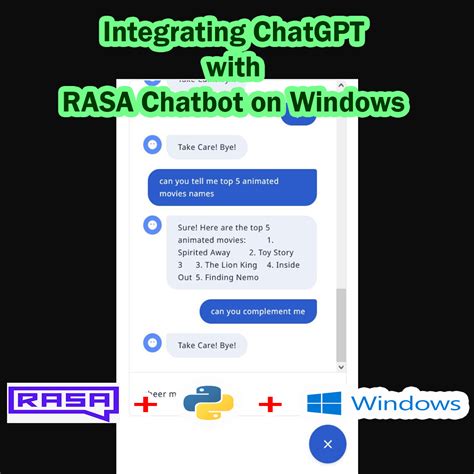 Chatgpt With Rasa Chatbot On Windows