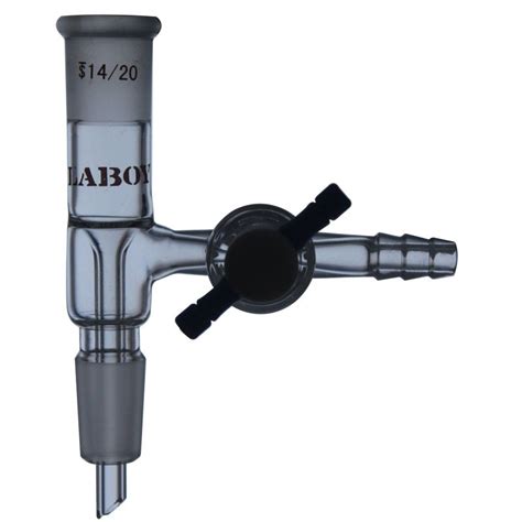 Inlet Adapter With Ptfe Stopcock And 14 20 Joints