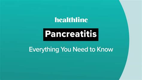 Pancreatitis Symptoms Nhs