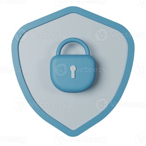 Security 3d Render Icon Illustration 29203350 Png
