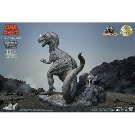 One Million Years Bc Ceratosaurus Statue