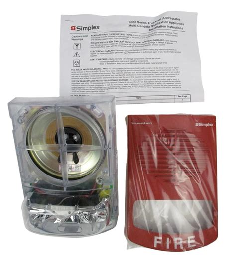 Simplex 4906 9251 Multi Candela Wall Speaker Strobe Safety Best