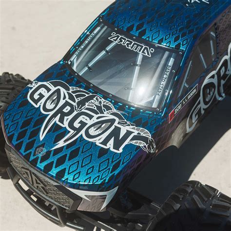 Arrma 110 Gorgon 223s 2wd Rtr Brushless Monster Truck Blueblack Arrma
