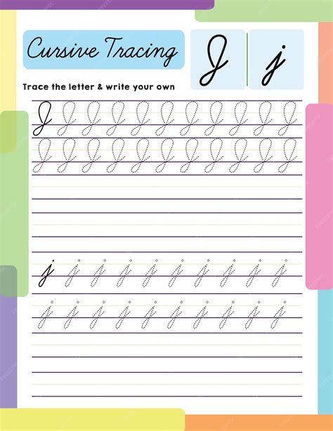 Lowercase J In Cursive