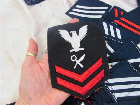 Navy Enlisted Rank Insignia Military Patch Uniform Your Choice