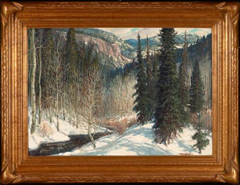 Lot Ben Turner Untitled Winter Northern New Mexico Landscape