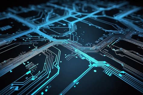 Premium Photo Abstract Technology Circuit Board Connection Networking