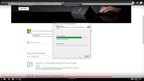 How To Fix MSVCP Dll Missing Error Or Not Found Error Windows