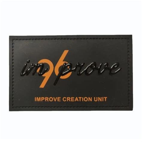 Black Base Polyurethane Pu Patch Label For Jeans At ₹ 5 5 Piece In New Delhi