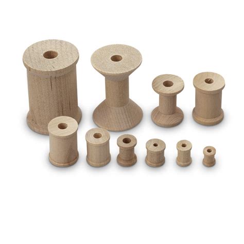 Wooden Spool Assortment Pkg Of 100 Nasco Education