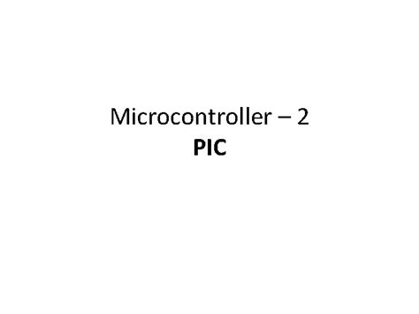 Microcontroller 2 Pic Various Companies Freescale Semiconductors X