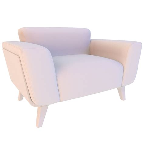 레트로 의자 3d 모델 6 Dae Free3d