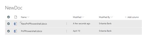 Add And Manage SharePoint Files Using PnP PowerShell
