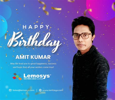 Lemosys Infotech Pvt Ltd ™ On Linkedin Happiness Birthdayboy Smiling Happyfaces Birthdayvibes