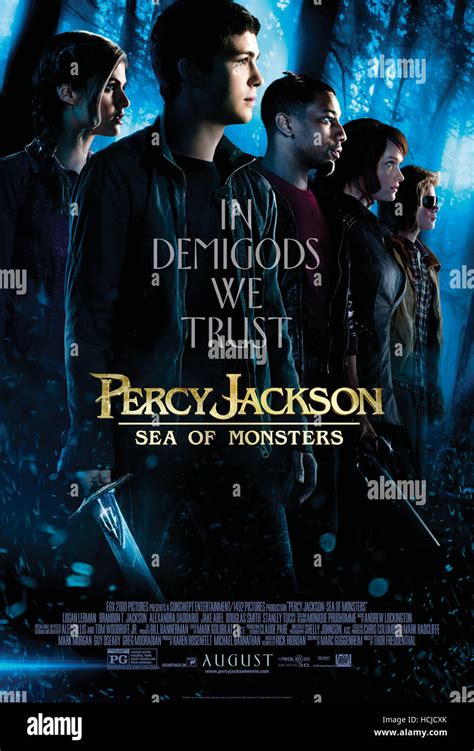 Percy Jackson Sea Of Monsters Us Poster Art From Left Alexandra