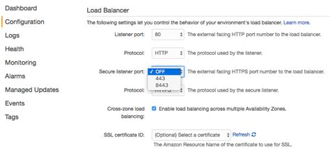 amazon web services enable on aws elastic beanstalk application stack overflow