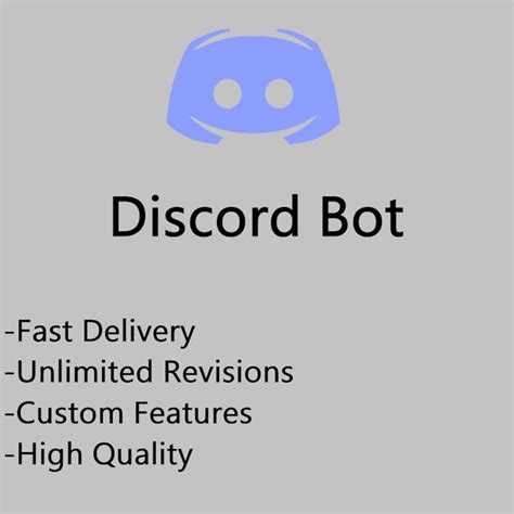 Create A Custom Made Discord Bot By Hirooo316 Fiverr