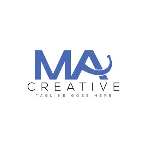 Premium Vector Letter Ma Logo Design Template Vector Illustration