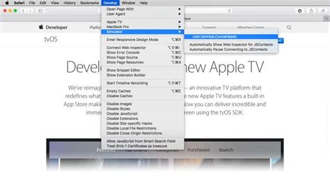 Making Apple Tv Apps Part 11 Debugging A Tvml Based Tvos App Tommy