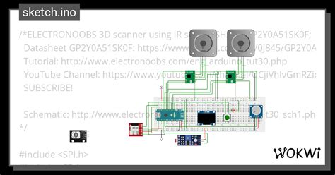 3d Scanner Wokwi Esp32 Stm32 Arduino Simulator