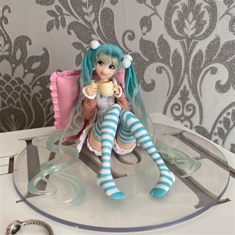 Gorgeous Hatsune Miku Sitting Anime Depop