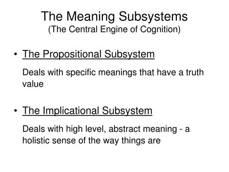 Ppt Interacting Cognitive Subsytems And Anxiety Powerpoint