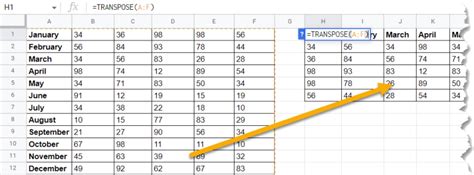 How To Use The TRANSPOSE Function In Google Sheets Spreadsheet Daddy