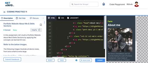 ccbp nxtwave 30daysofcode html css rithvik nenavath