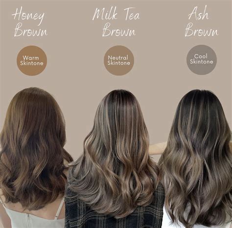 Milk Tea Hair Color The Trendiest Hair Color Boba Flavors Hair