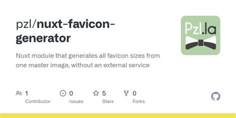 GitHub Pzl Nuxt Favicon Generator Nuxt Module That Generates All Favicon Sizes From One
