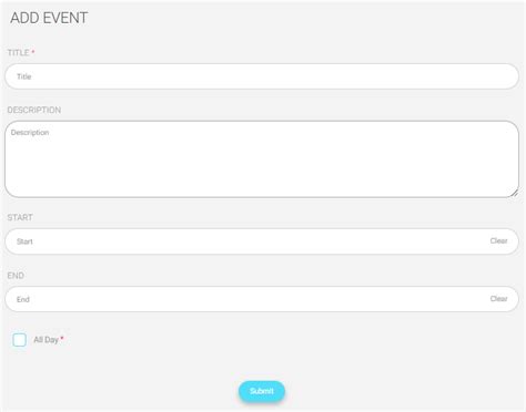 Adding Events User Manuals