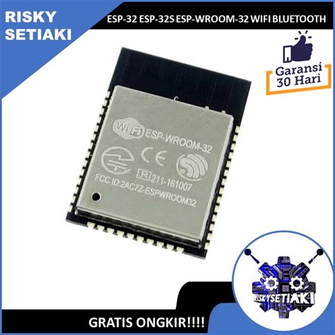 jual esp 32 esp 32s esp wroom 32 wifi bluetooth dual core chip shopee