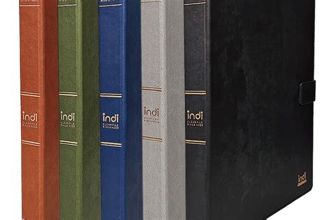 디자인문구 가띠 가죽 링 바인더 40매 클리어파일 오늘의집 쇼핑