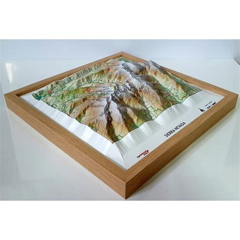 Relief Map Of The Western Sierra Nevada National Park